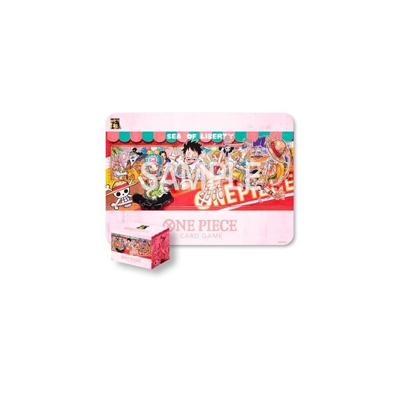 ONE PIECE CARD GAME - PLAYMAT AND CARD CASE SET -25TH EDITION-