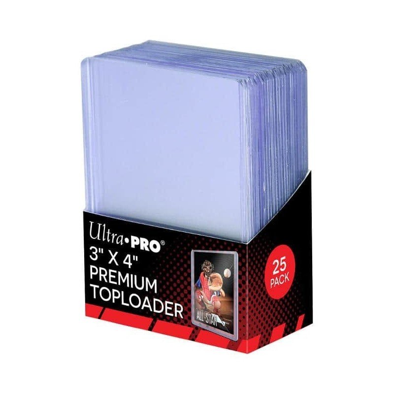 ULTRA PRO 3" X 4" CLEAR PREMIUM TOPLOADERS (25CT)